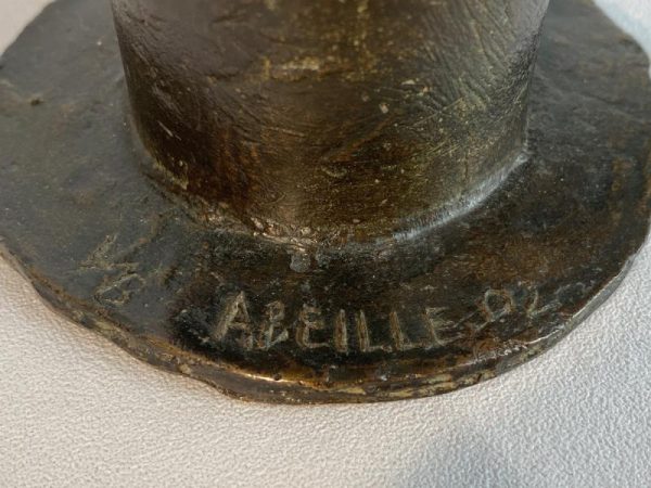 SCULPTURE DE " CLAUDE ABEILLE NÉ EN 1930 ) PERSONNAGE / EPREUVE EN ...