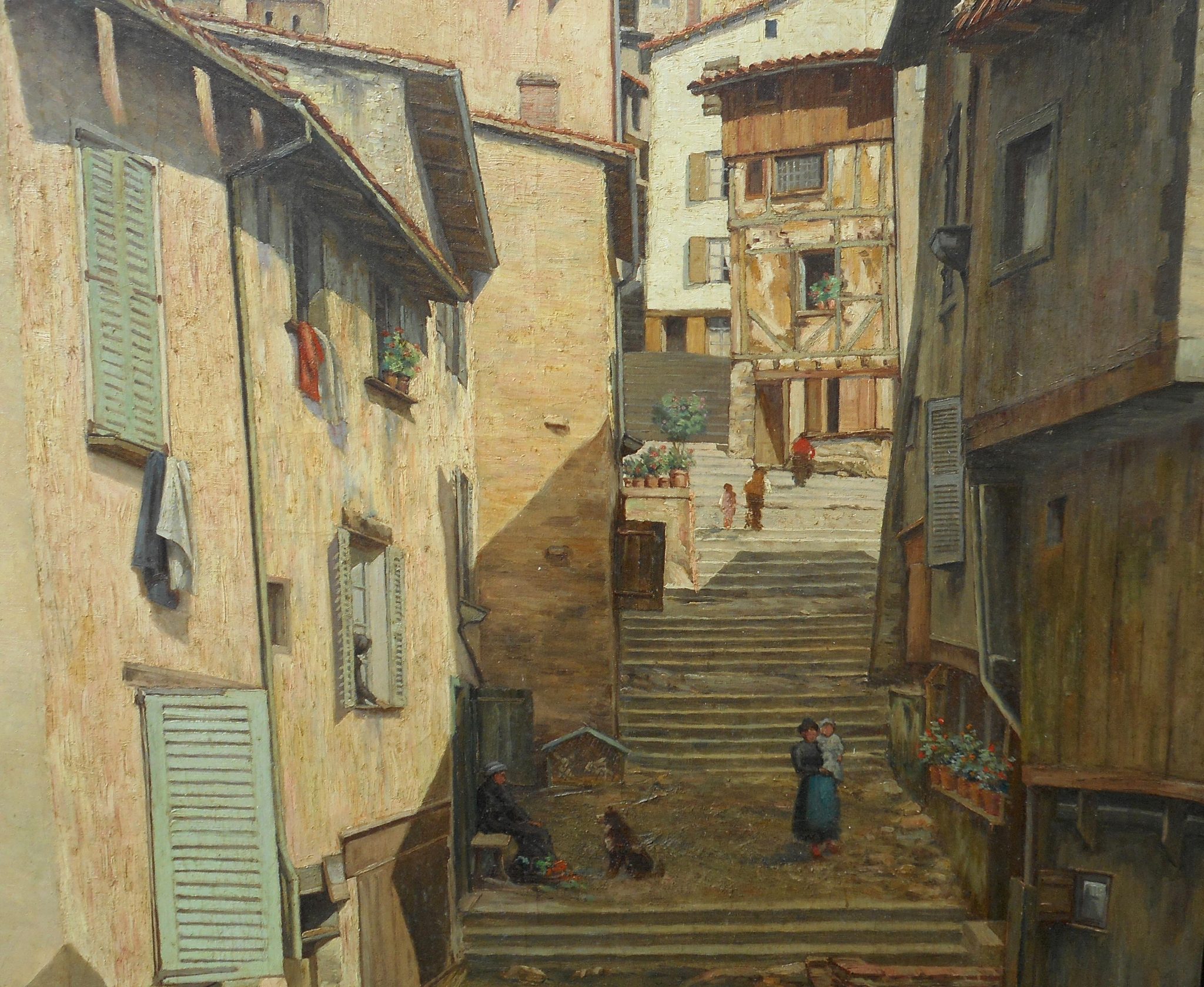 Abel BOULINEAU (1839-1934) HST 93x58cm – CORSE ou PROVENCE | BolezArt
