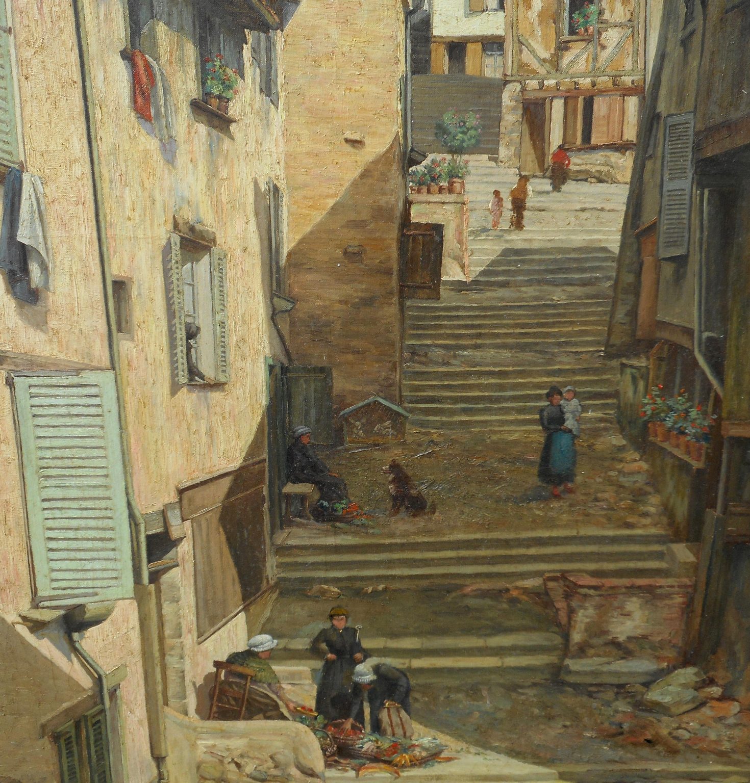 Abel BOULINEAU (1839-1934) HST 93x58cm – CORSE ou PROVENCE | BolezArt