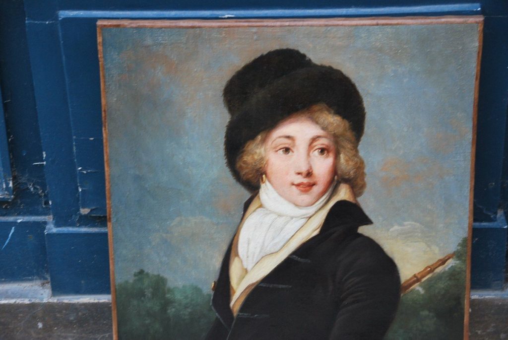 Portrait D Auguste Vestris , Danseur Français , D Après Adèle Romany ...