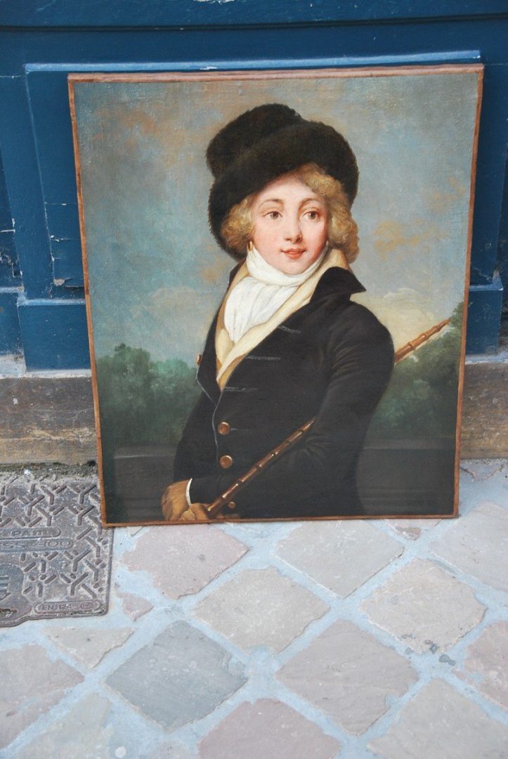 Portrait D Auguste Vestris , Danseur Français , D Après Adèle Romany ...